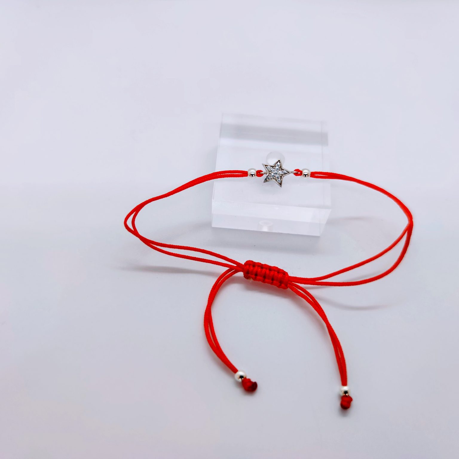 Bratara cu ata rosie Stea - Golden Desire